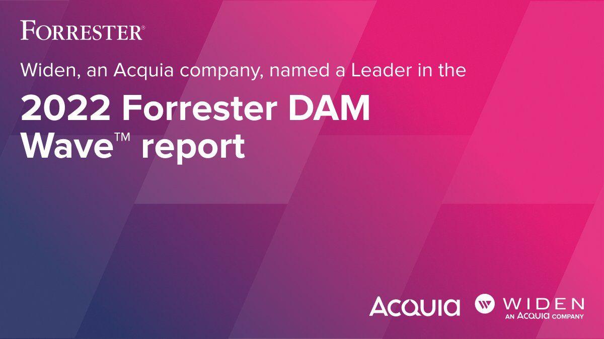 Acquia's Widen Named a "Leader" in Forrester Wave Report for Digital ...
