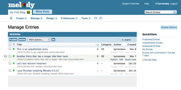 First Melody CMS release candidate available | CMS Critic