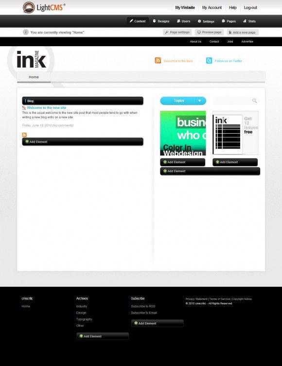 LightCMS Review | CMS Critic