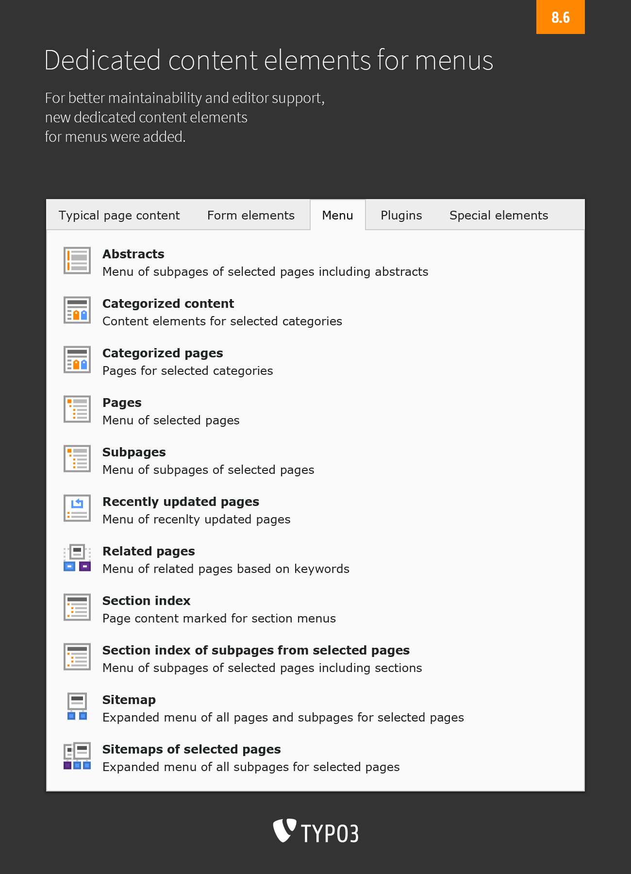 TYPO3 CMS 8 LTS now available | CMS Critic