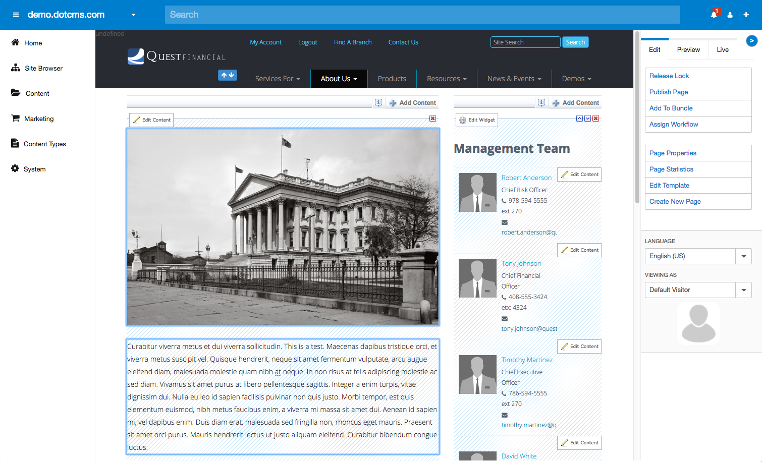 New UI/UX Unveiled in dotCMS 4.x Series | CMS Critic