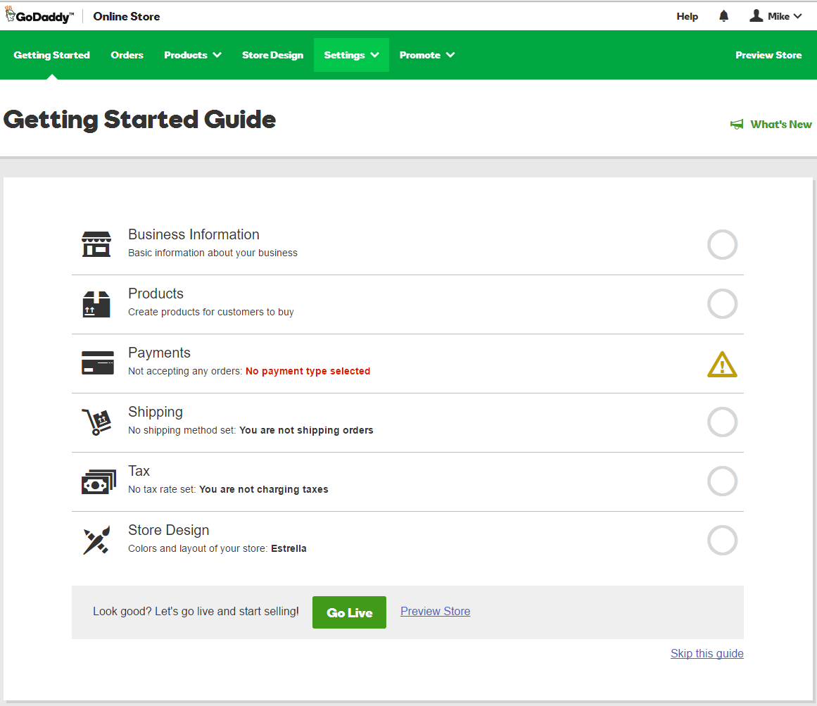 GoDaddy Online Store Review | CMS Critic