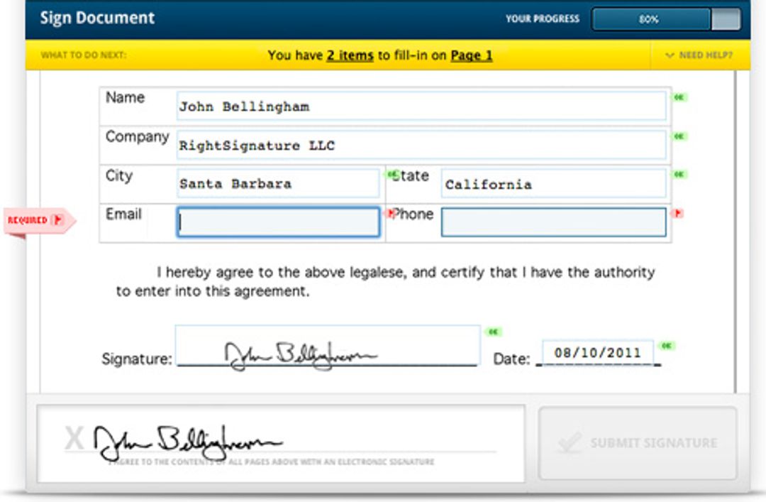 eFileCabinet integrates signature capability via RightSignature | CMS ...
