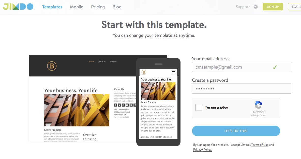 Jimdo Review | CMS Critic