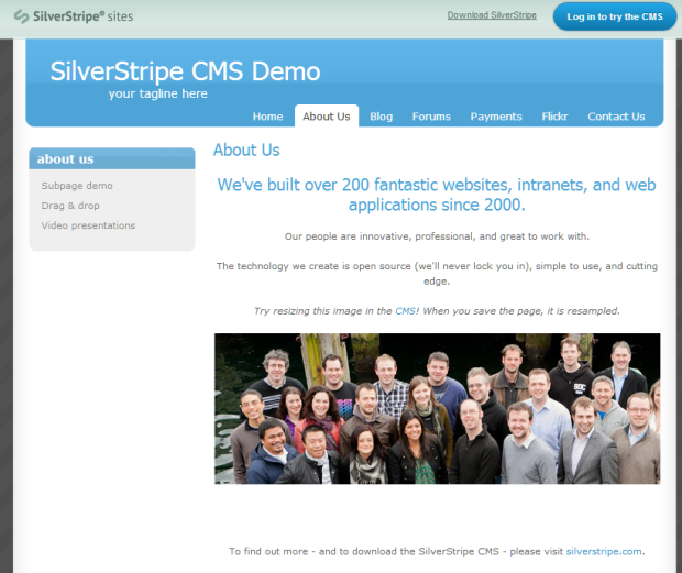 SilverStripe final beta release for CMS and framework | CMS Critic
