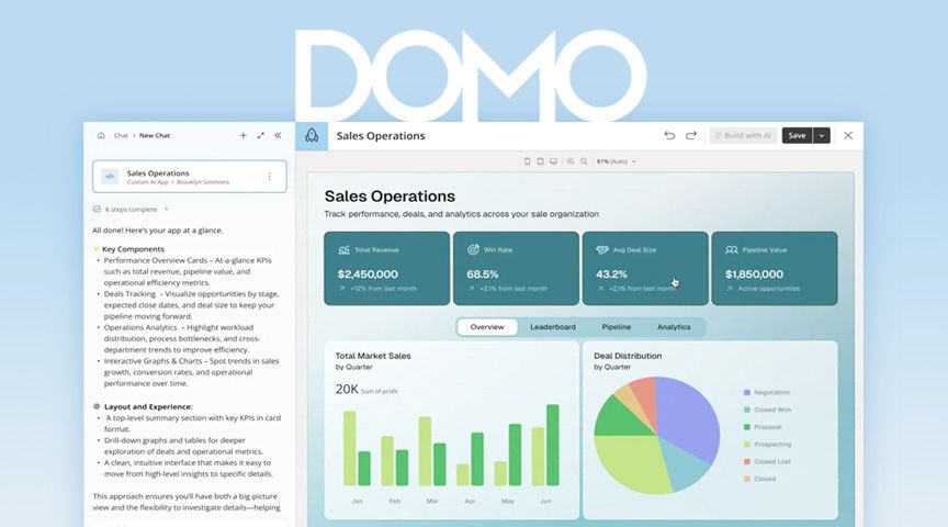 From AI idea to production-ready app in minutes? Meet Domo’s new App ...